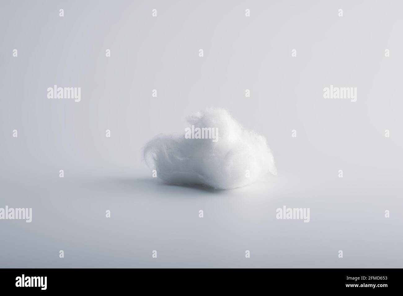 A piece of cotton isolated on a white background Stock Photo - Alamy