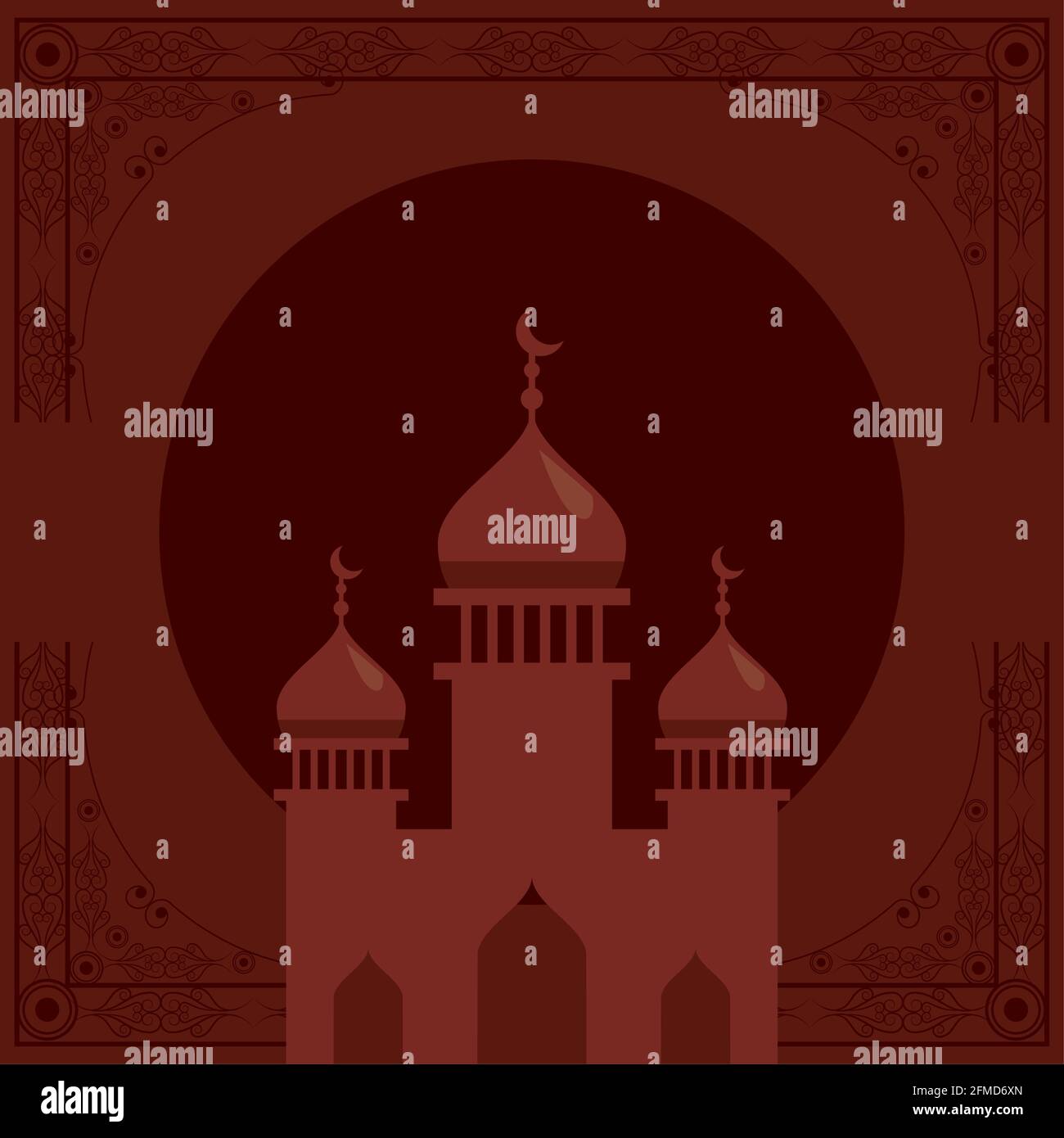 mosque temple poster Stock Vector Image & Art - Alamy