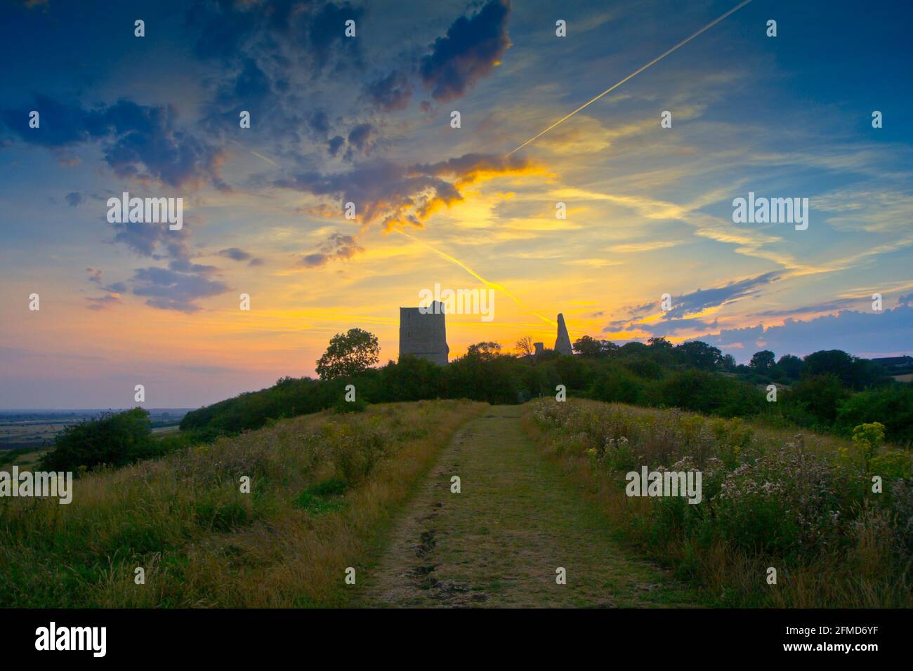 Hadleigh Castle is a ruined fortification in the English county of ...