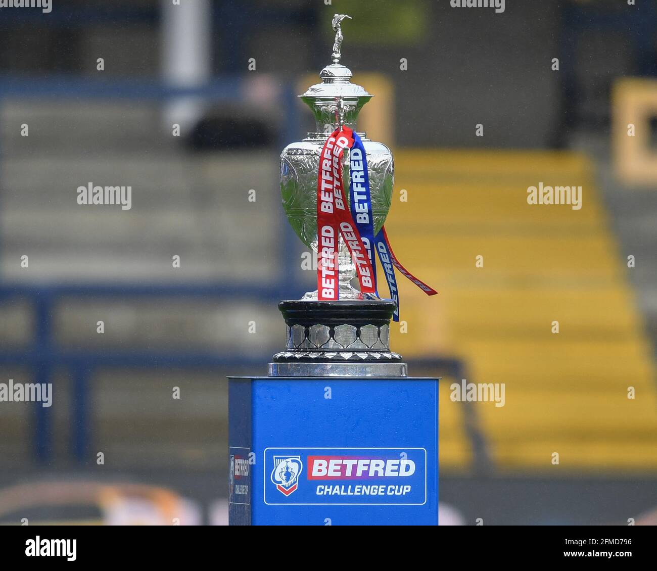 The Challenge Cup is on the pitch before kick-off Stock Photo - Alamy