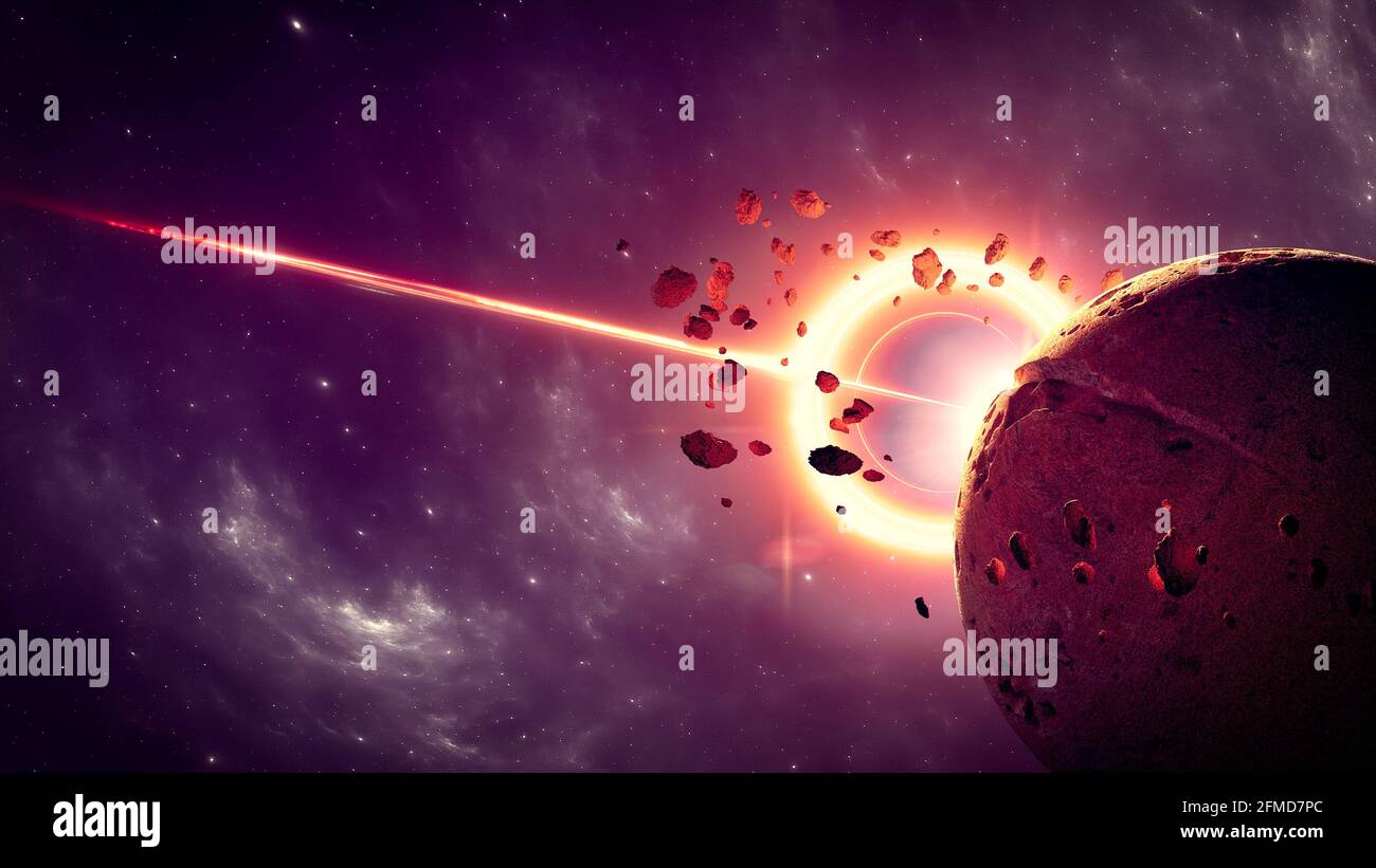 Gravitational field black hole hi-res stock photography and images - Alamy