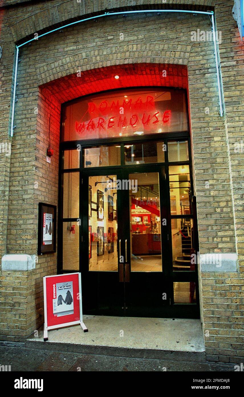 DONMAR WAREHOUSE THEATRE, COVENT GARDEN LONDON Stock Photo - Alamy
