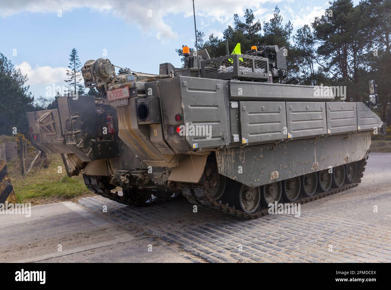 Apollo armoured vehicle at Bovington, Dorset UK in April Stock Photo ...