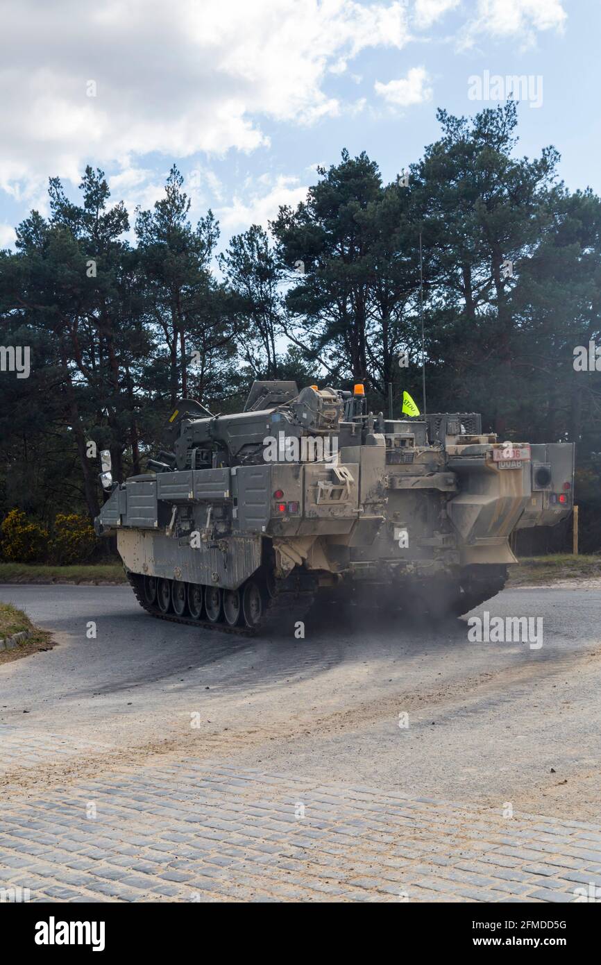 Apollo armoured vehicle at Bovington, Dorset UK in April Stock Photo ...