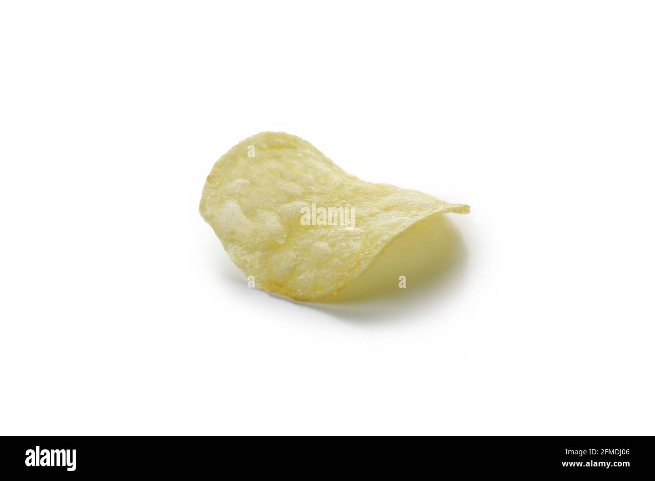 Tasty chips slice isolated on white background Stock Photo - Alamy