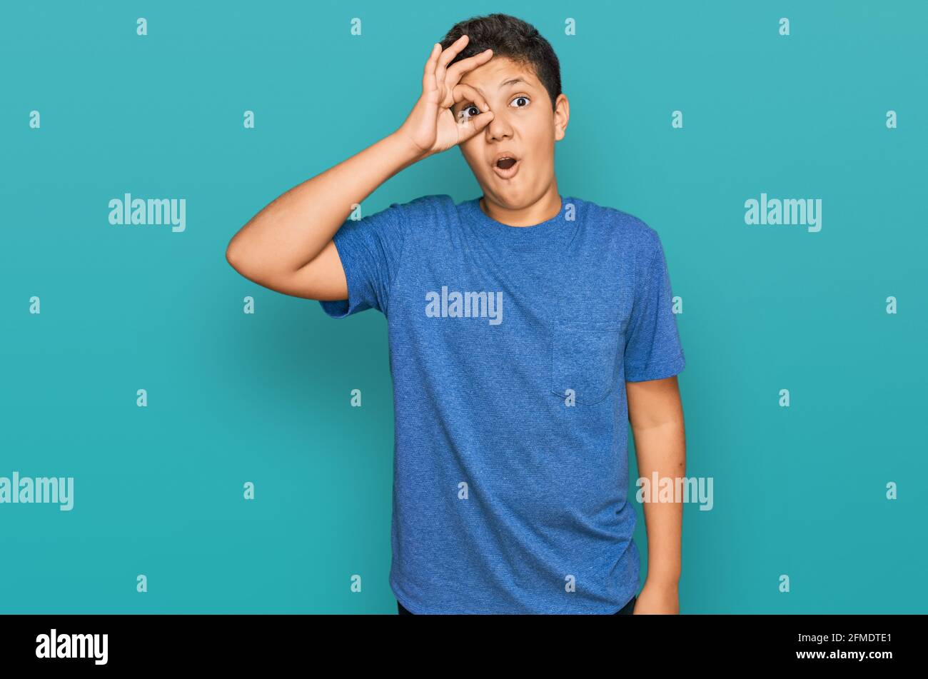 Surprised latin teen boy hi-res stock photography and images - Alamy