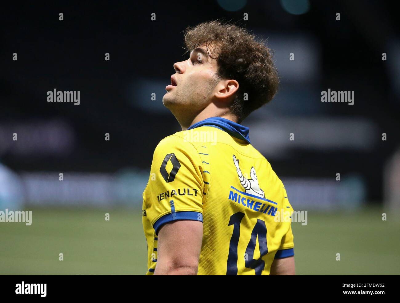 Damian Penaud of Clermont during the French championship Top 14 rugby ...