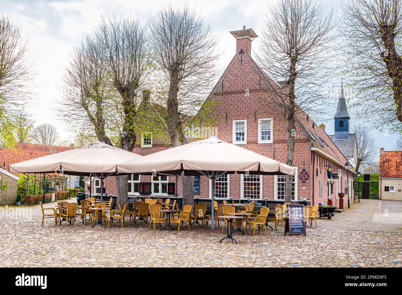 Dutch fortified little village Bourtange in The Netherlands Stock Photo ...