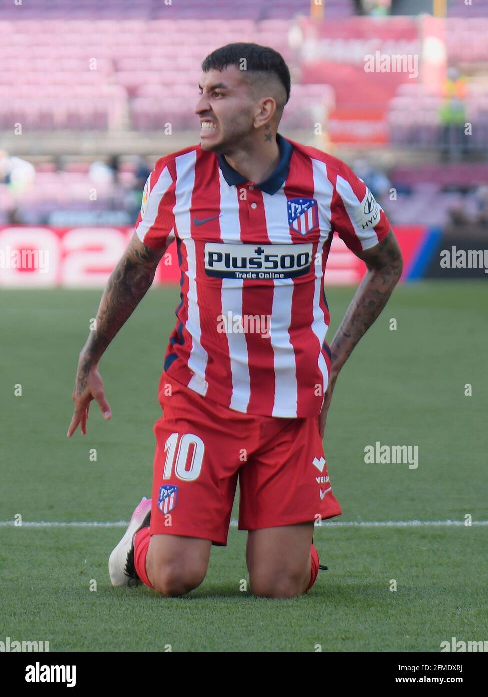Angel Correa of Atletico de Madrid during the La Liga match between FC ...
