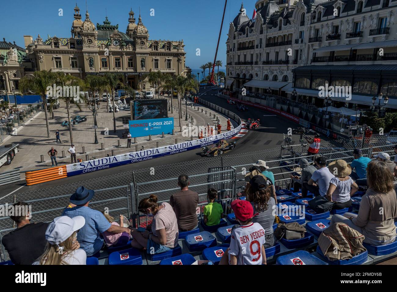 25 Vergne Jean-Eric (fra), DS Techeetah, DS E-Tense FE20, action during the 2021 Monaco ePrix ...