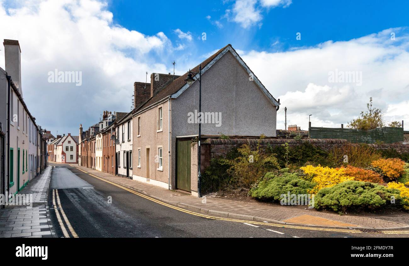 ARBROATH ANGUS SCOTLAND THE HOUSES OF LADYBRIDGE STREET Stock Photo - Alamy