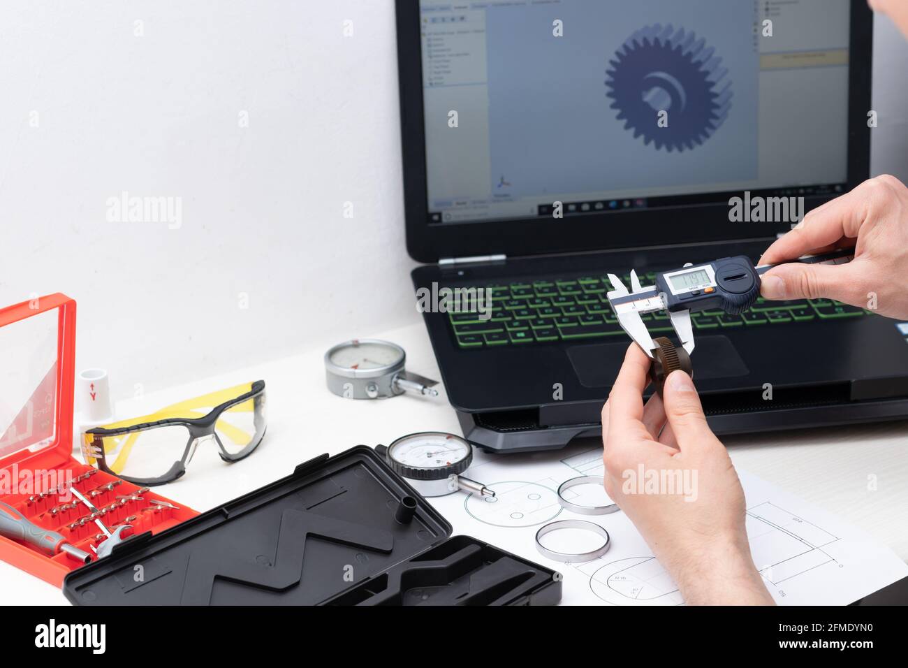 Caliper person hi-res stock photography and images - Alamy