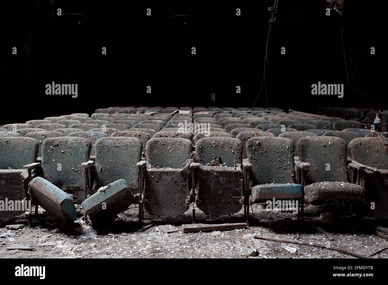 Abandoned movie theatre interior hi-res stock photography and images ...