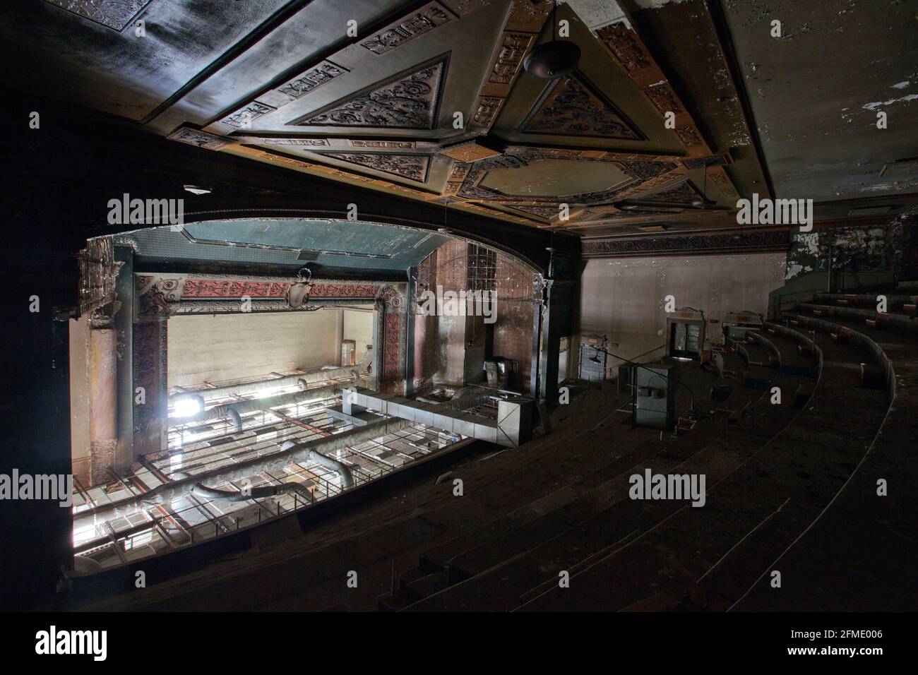 Abandoned movie theatre interior hi-res stock photography and images ...