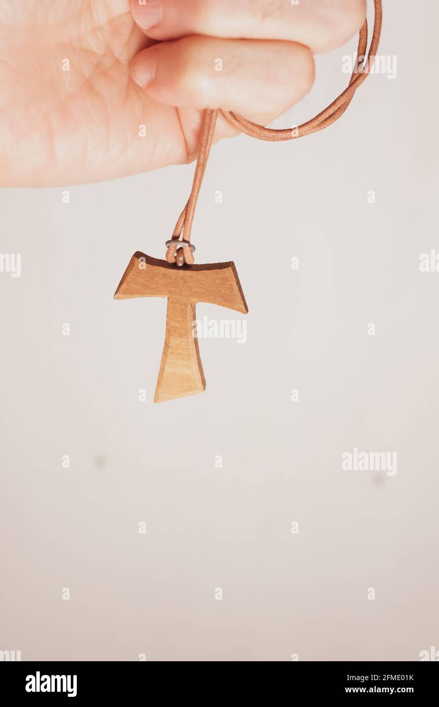 Tau shaped cross hi-res stock photography and images - Alamy