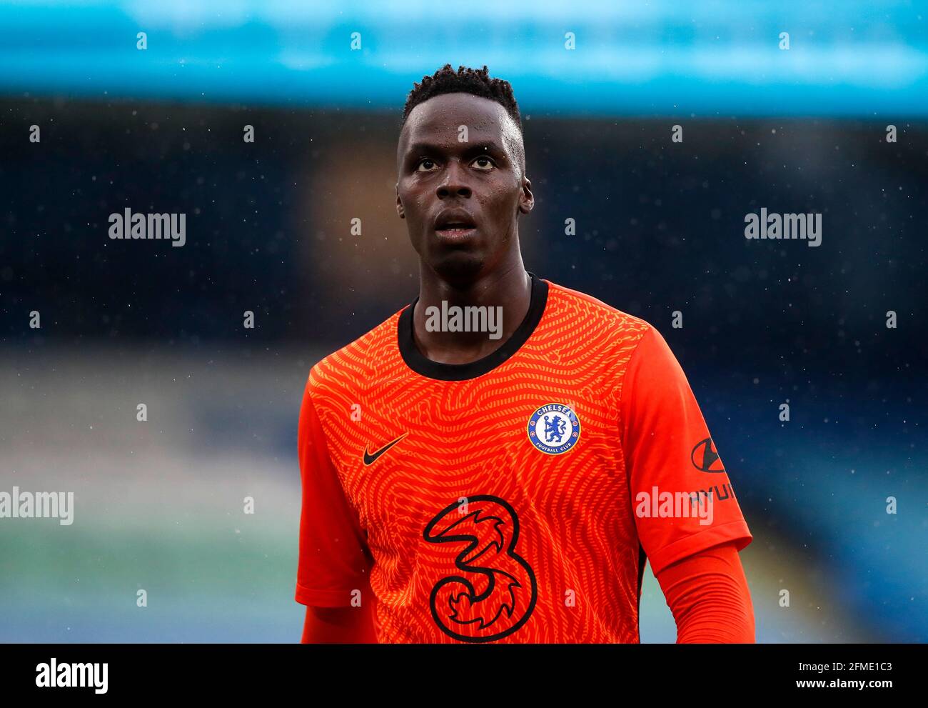 Chelsea goalkeeper Edouard Mendy during the Premier League match at the ...