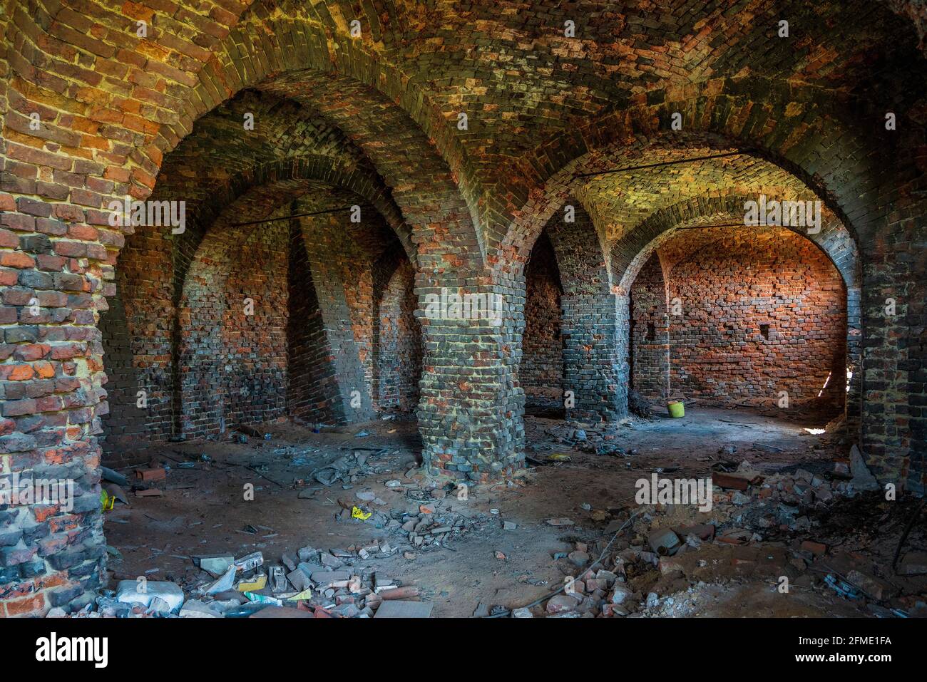 Old brick castle cellar hi-res stock photography and images - Alamy