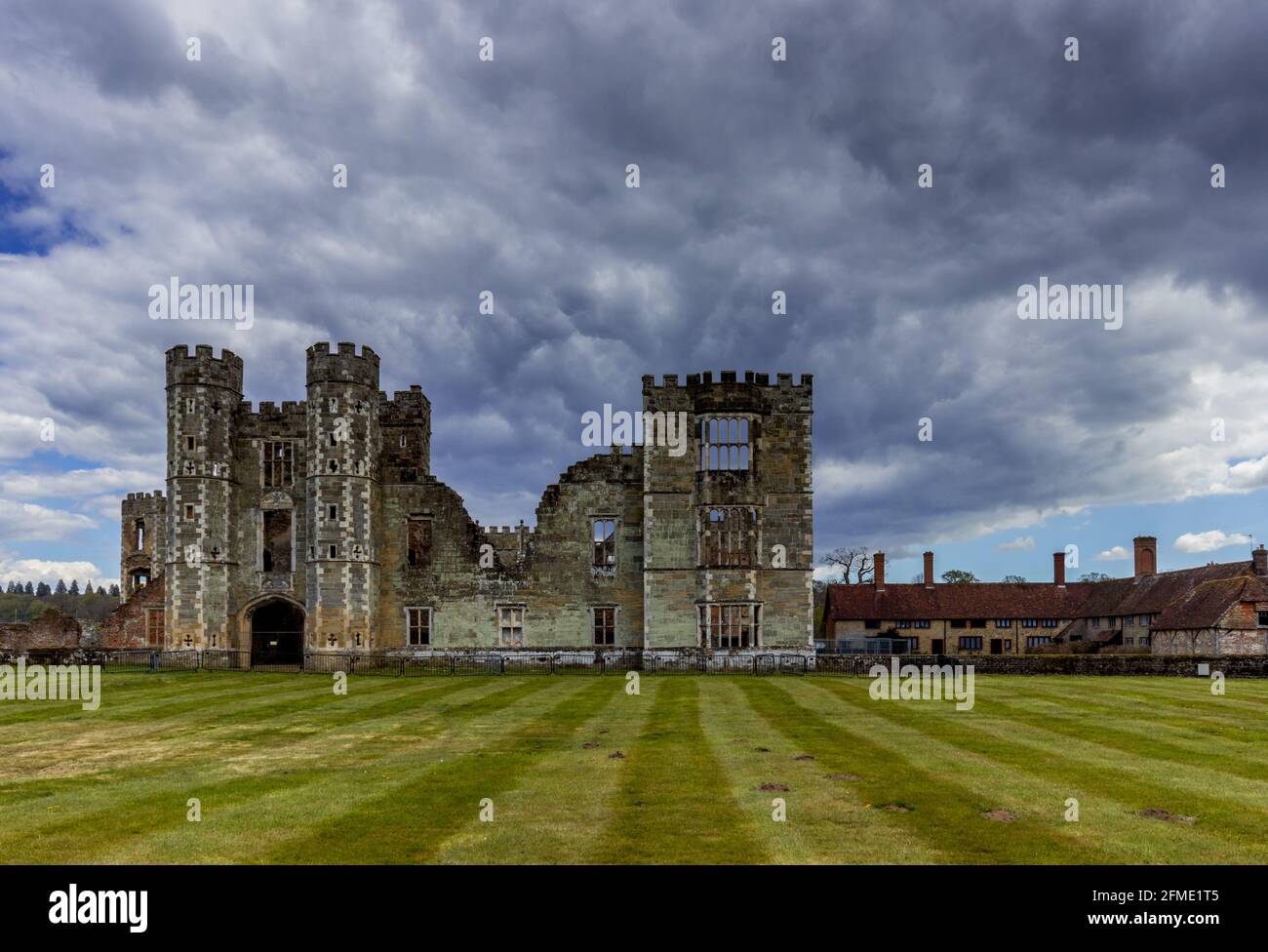The ruins of Cowdray House, Midhurst, West Sussex, UK Stock Photo - Alamy