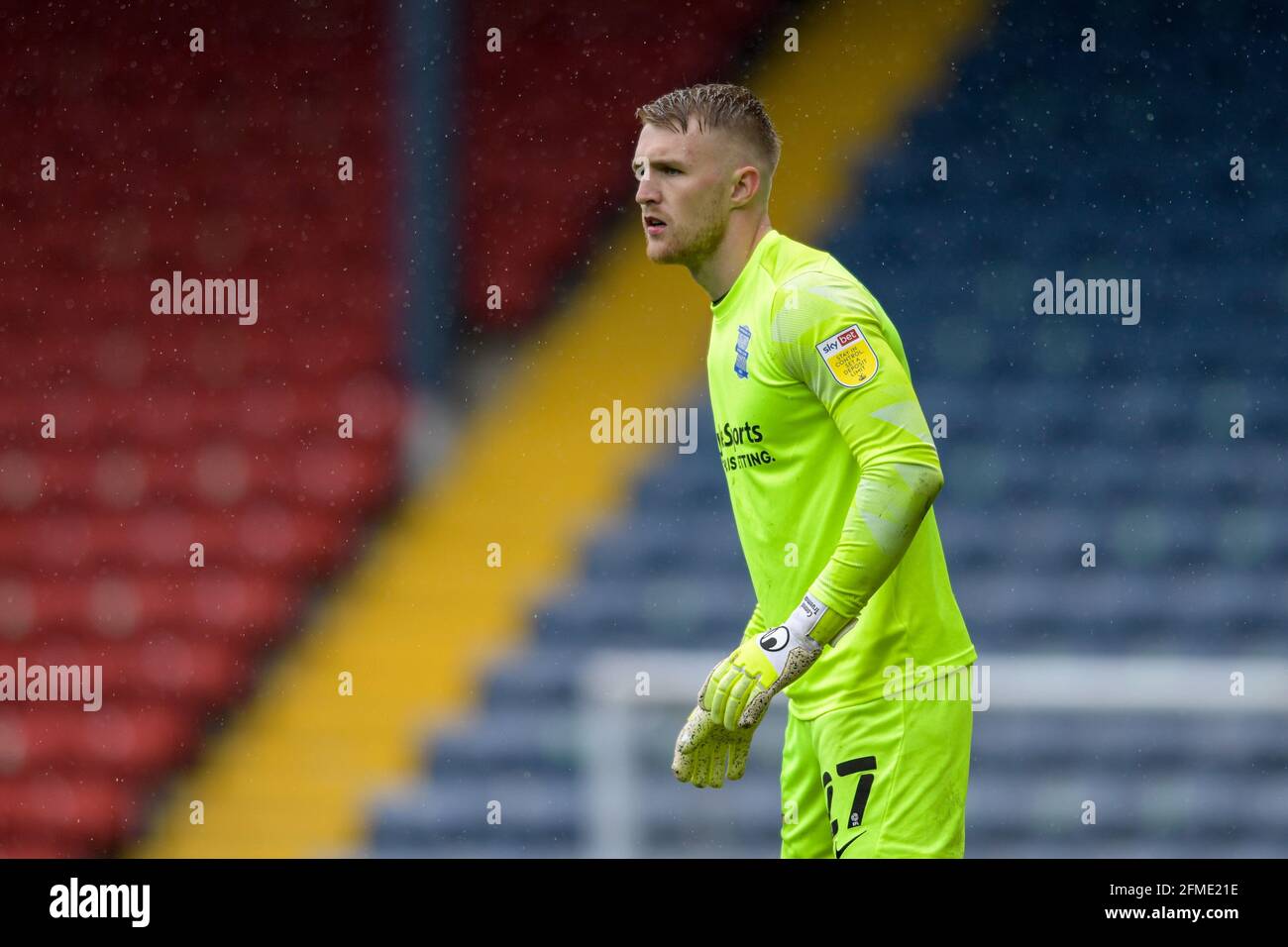 Blackburn, UK. 08th May, 2021. Connal Trueman #27 of Birmingham City in ...