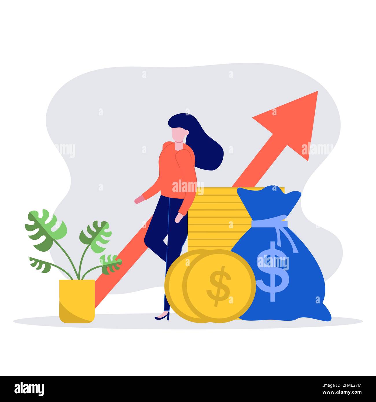 Mutual fund vector vectors hi-res stock photography and images - Alamy