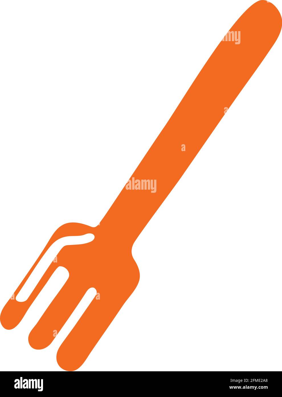 Fork form Cut Out Stock Images & Pictures - Alamy