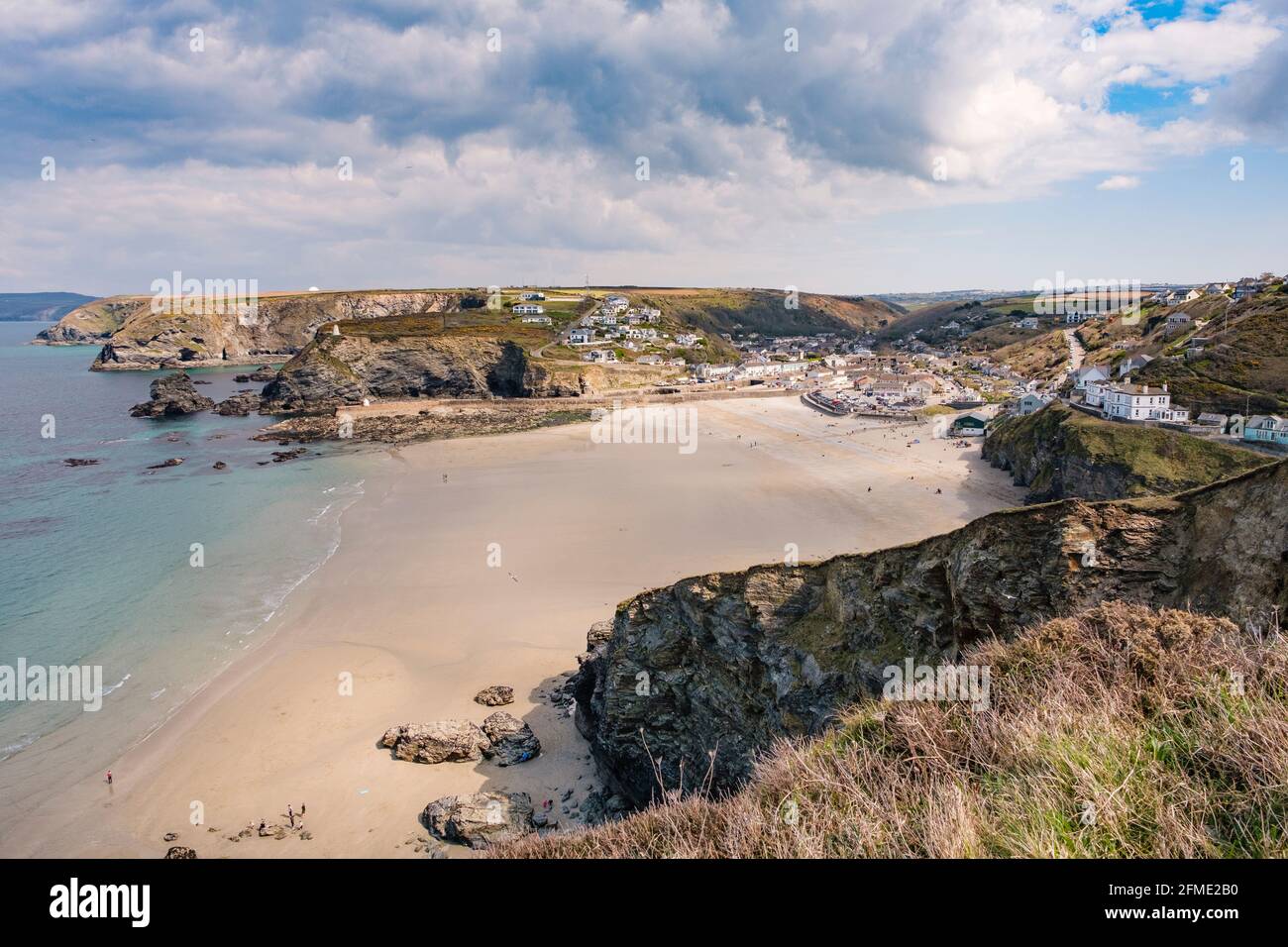 Portreath, Cornwall, England, UK Stock Photo - Alamy