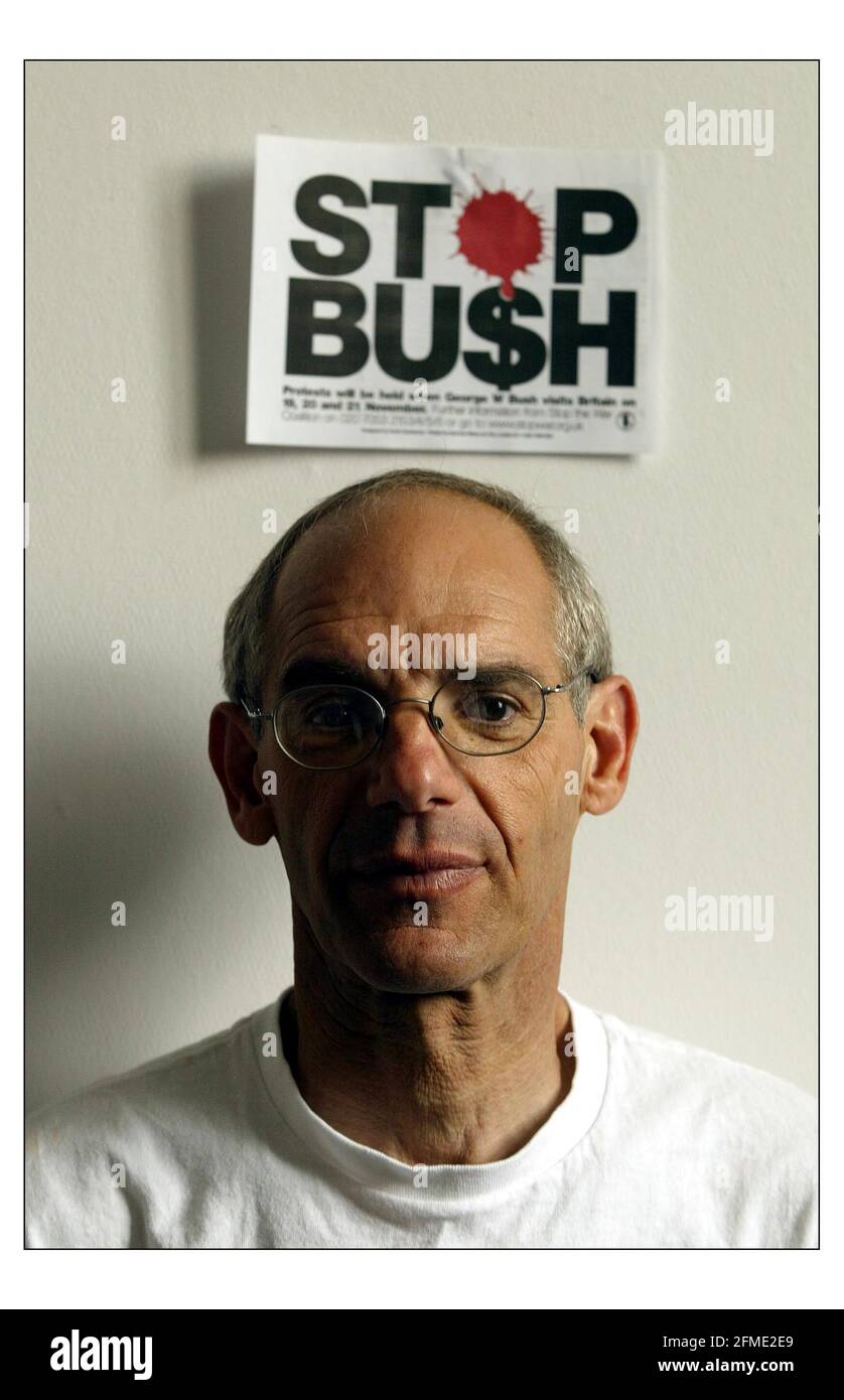 American, Michael Berg, whose son Nick was killed in Iraq, in London ...