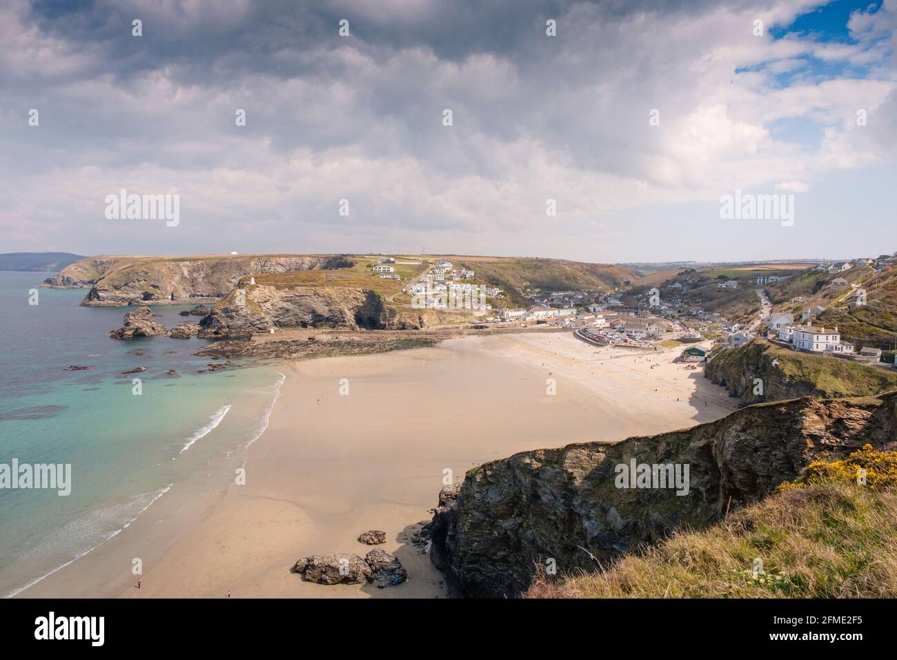 Portreath, Cornwall, England, UK Stock Photo - Alamy