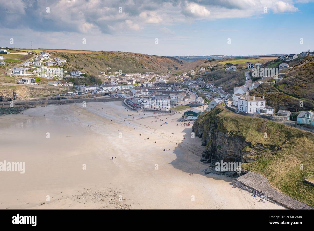 Portreath, Cornwall, England, UK Stock Photo - Alamy