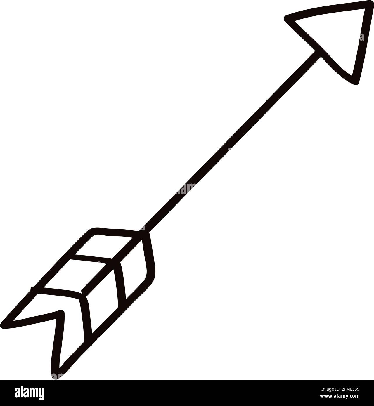 arrow hand draw style icon Stock Vector Image & Art - Alamy