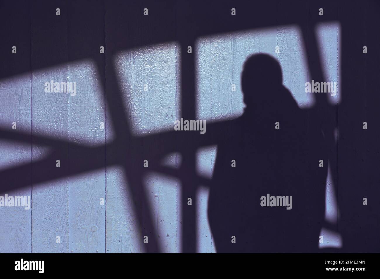 Mysterious man shadow hi-res stock photography and images - Alamy