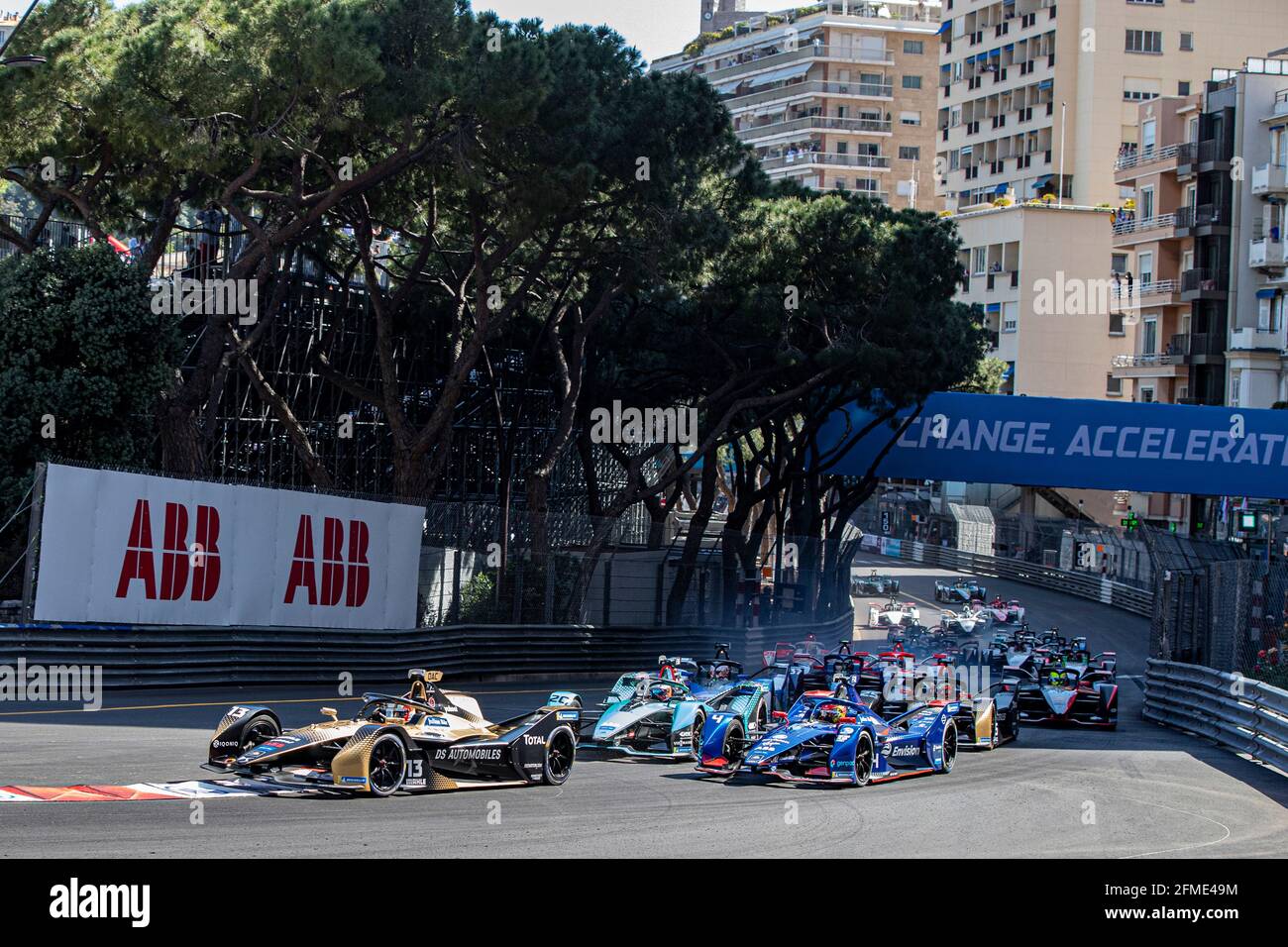 13 Da Costa Antonio Felix (por), DS Techeetah, DS E-Tense FE20, action during the 2021 Monaco ...