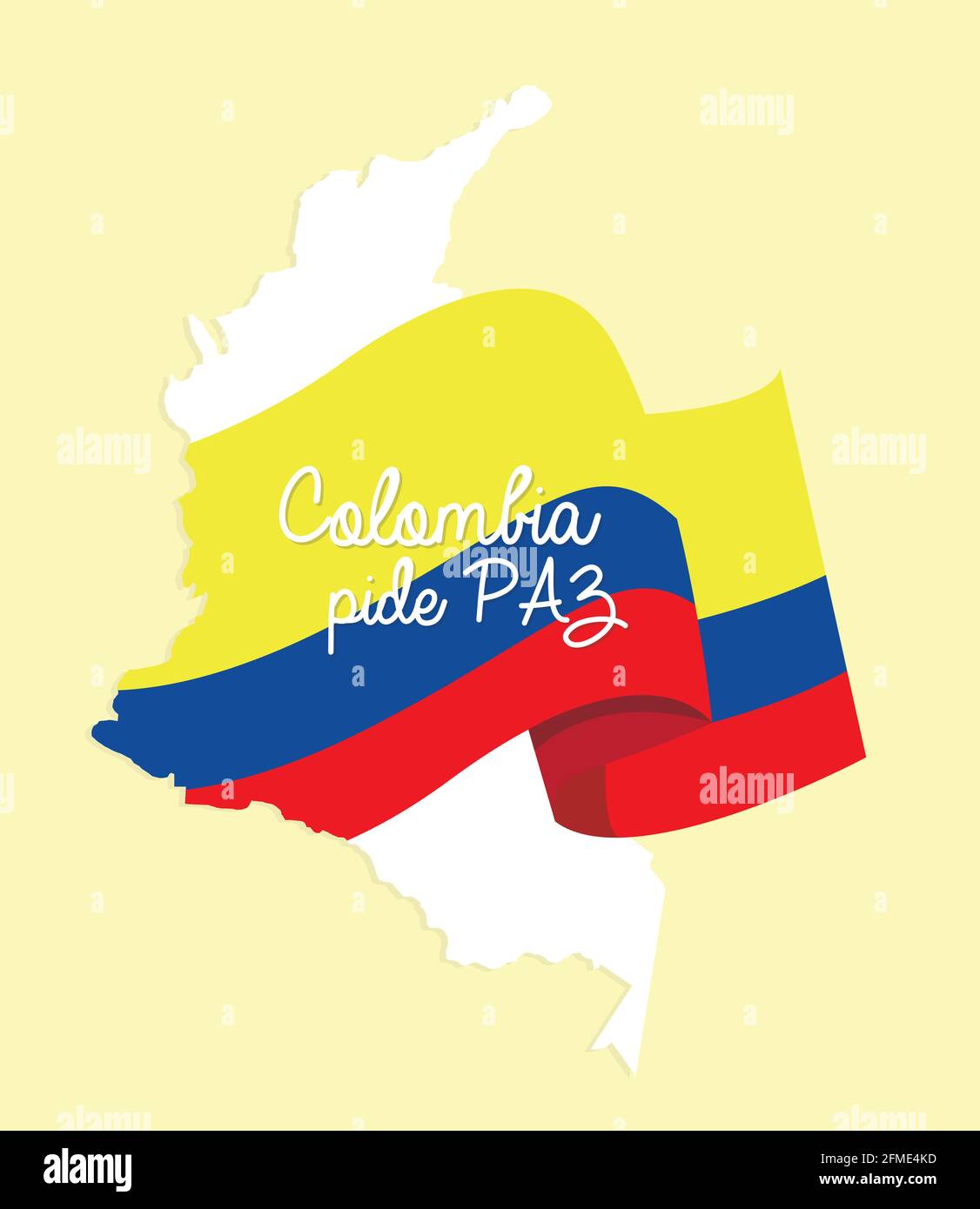 Colombia peace movement Stock Vector Image & Art - Alamy