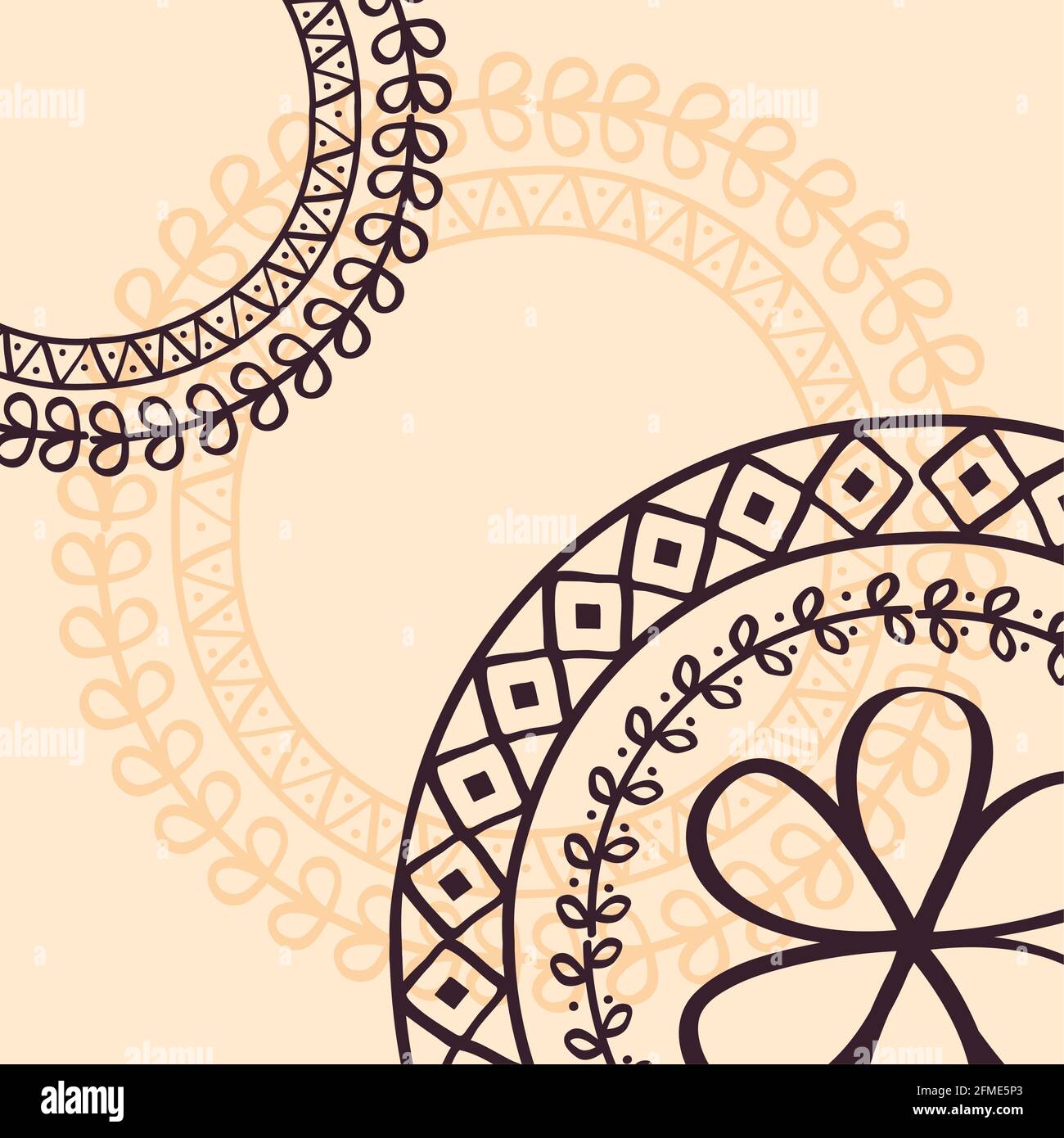 poster design with circular frames Stock Vector Image & Art - Alamy