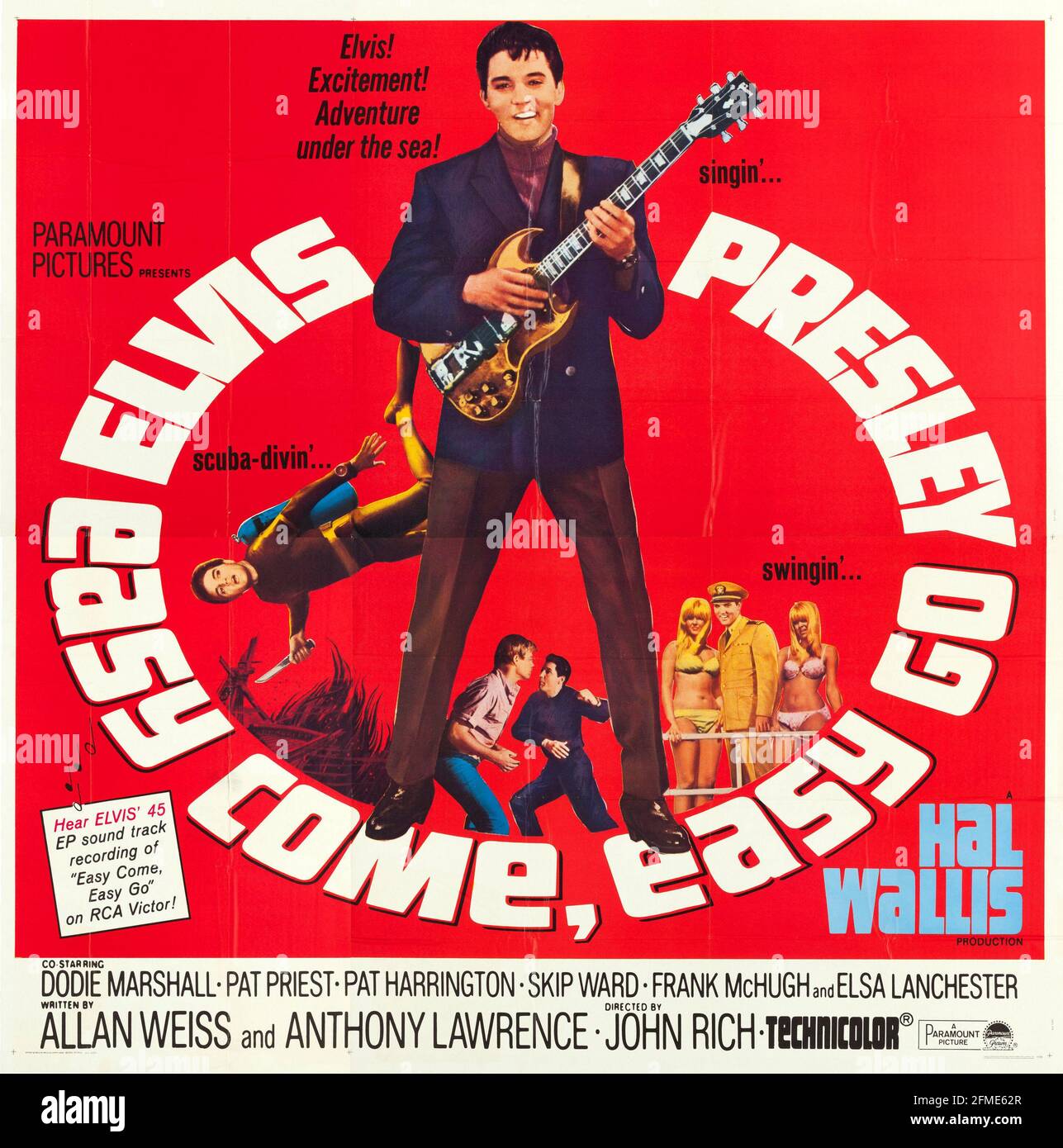 Vintage Elvis Presley Movie Film Poster High Resolution Stock ...