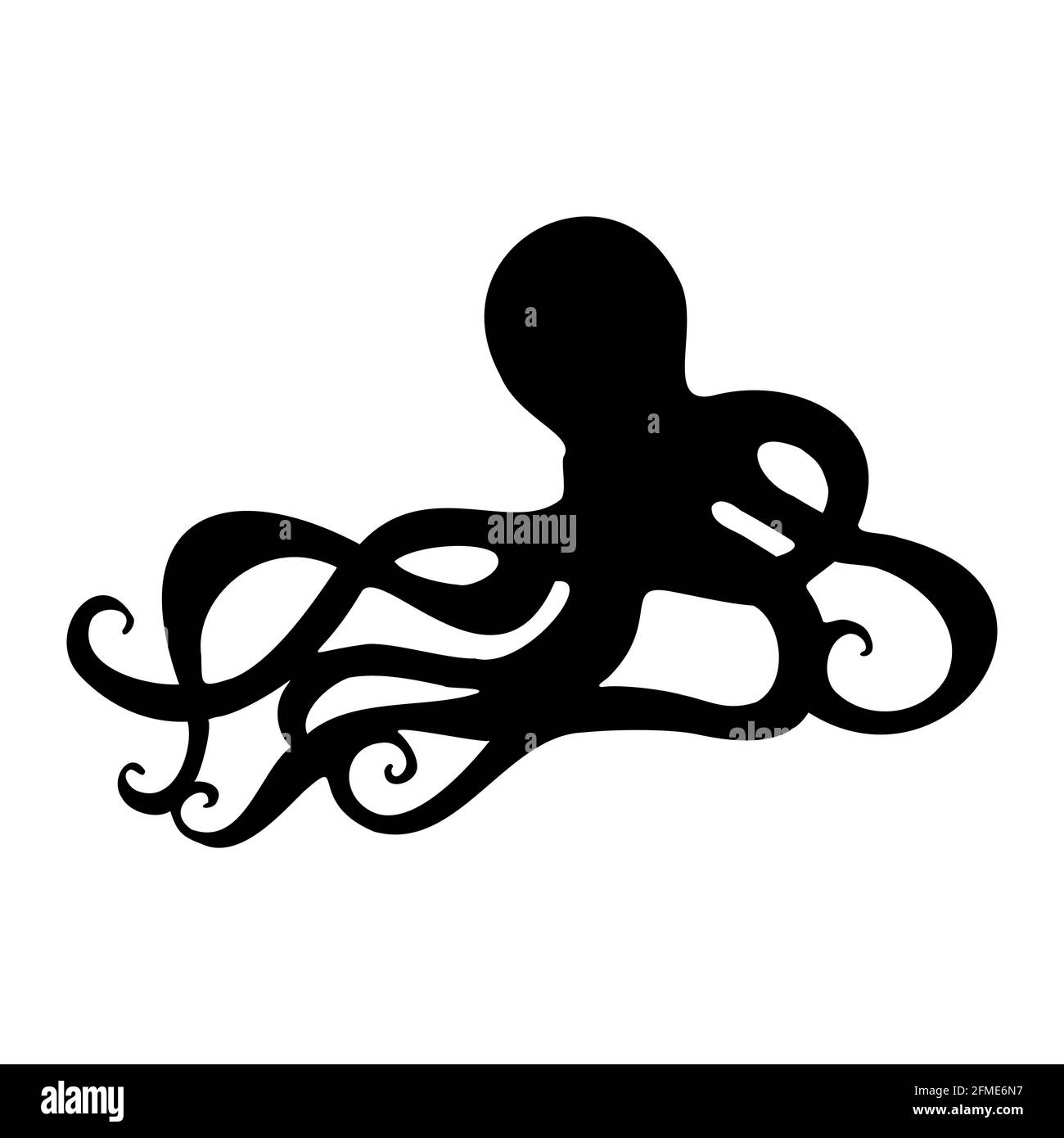 Underwater cuttlefish Stock Vector Images - Alamy