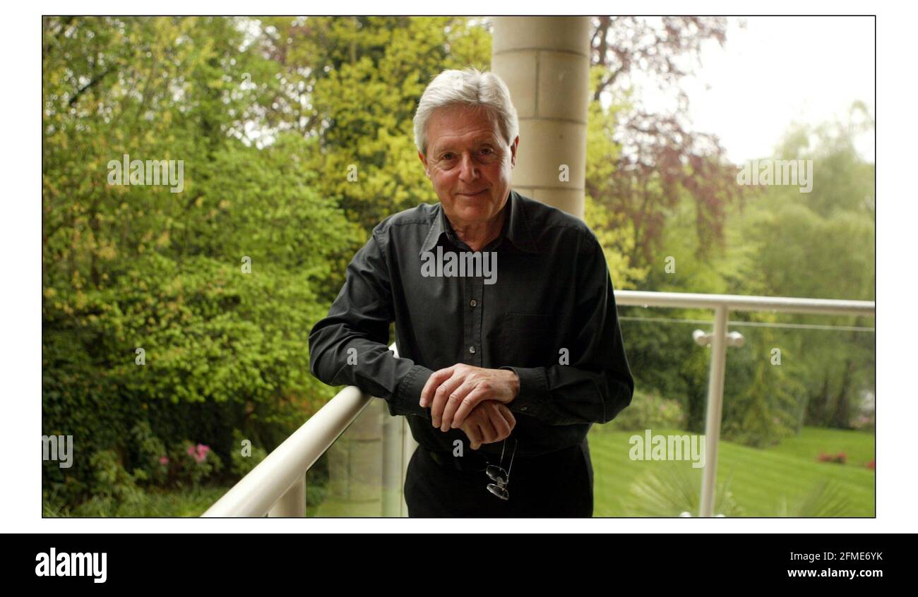 Michael Aspel at home in west London.pic David Sandison 30/4/2004 Stock ...