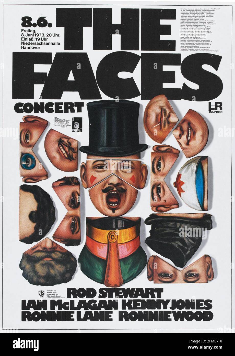The Faces Tour Poster High Resolution Stock Photography and Images - Alamy