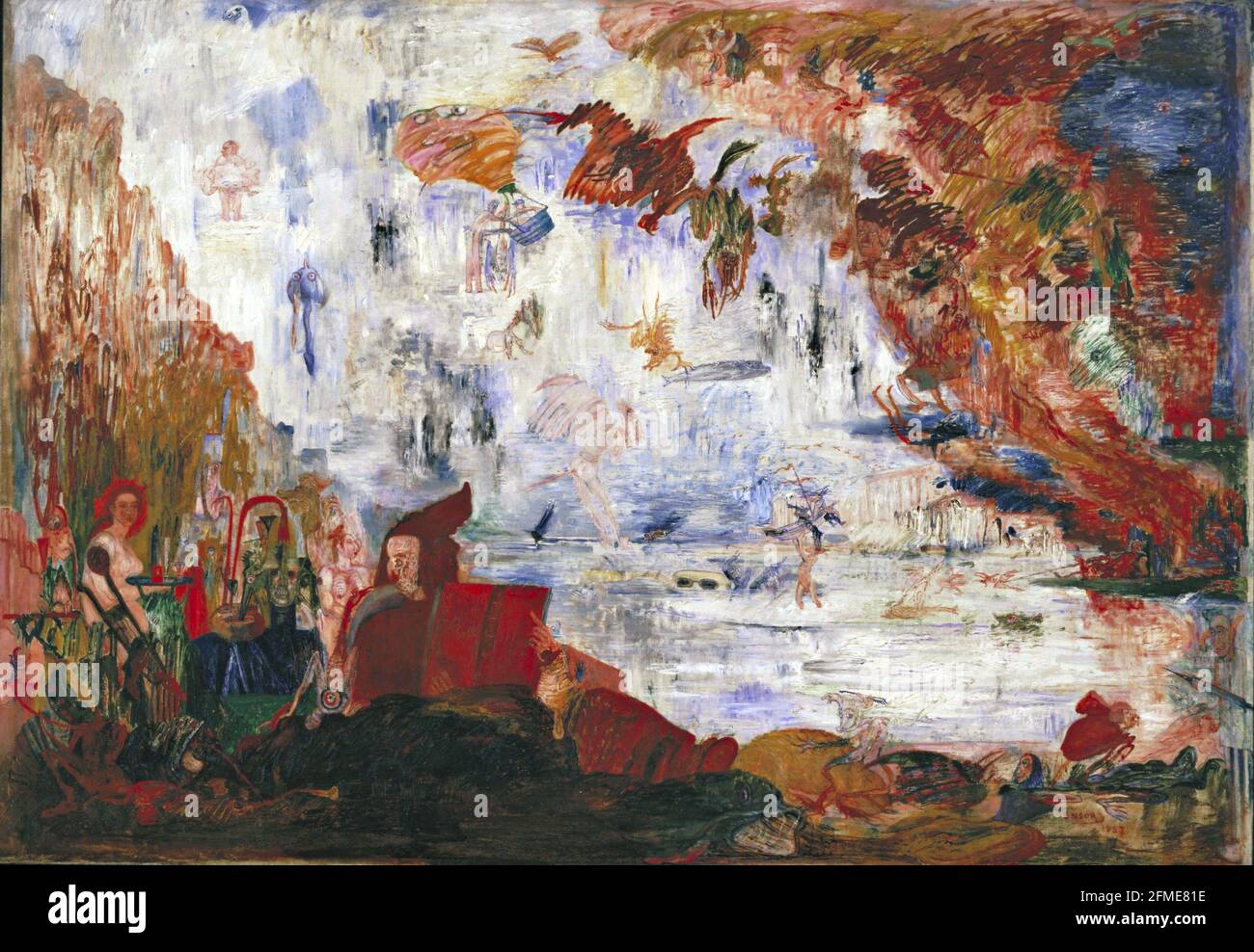 James ensor painting hi-res stock photography and images - Alamy