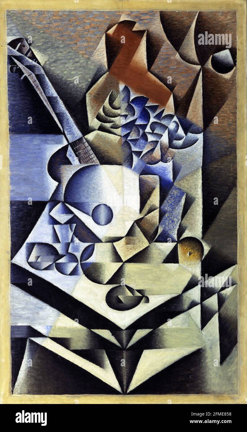Juan Gris. (Spanish, 1887-1927). Still Life with Flowers. 1912. Oil on ...