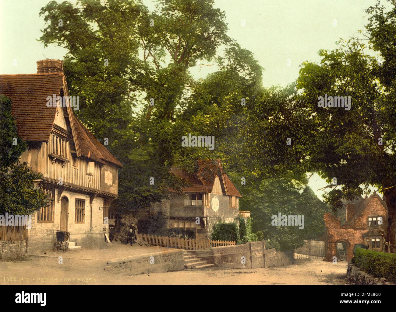 Penshurst village, Kent circa 1890-1900 Stock Photo - Alamy