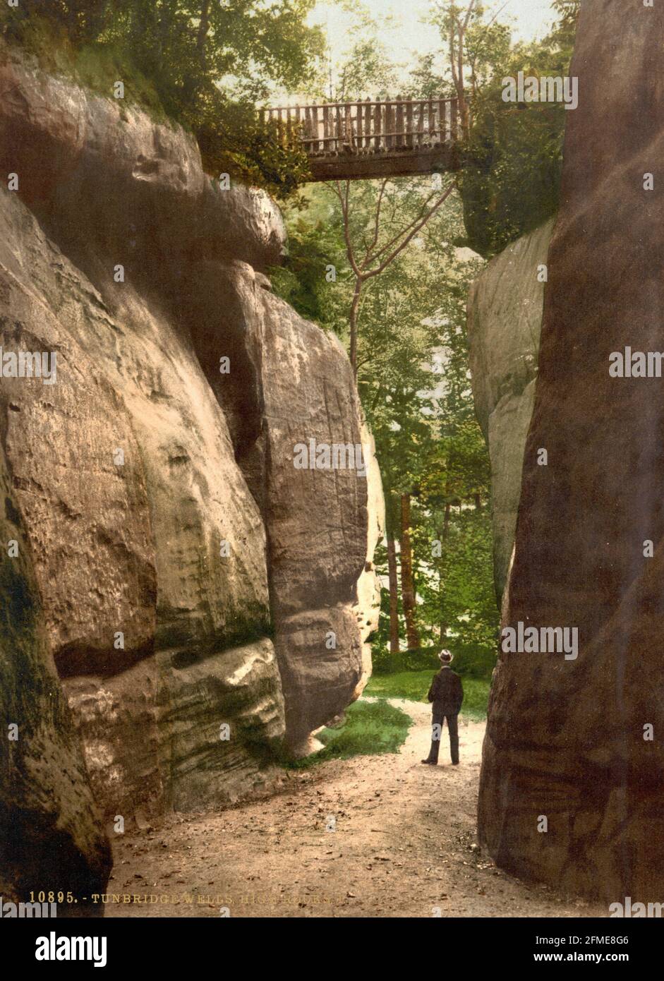 High Rocks at Tunbridge Wells, Kent circa 1890-1900 Stock Photo - Alamy