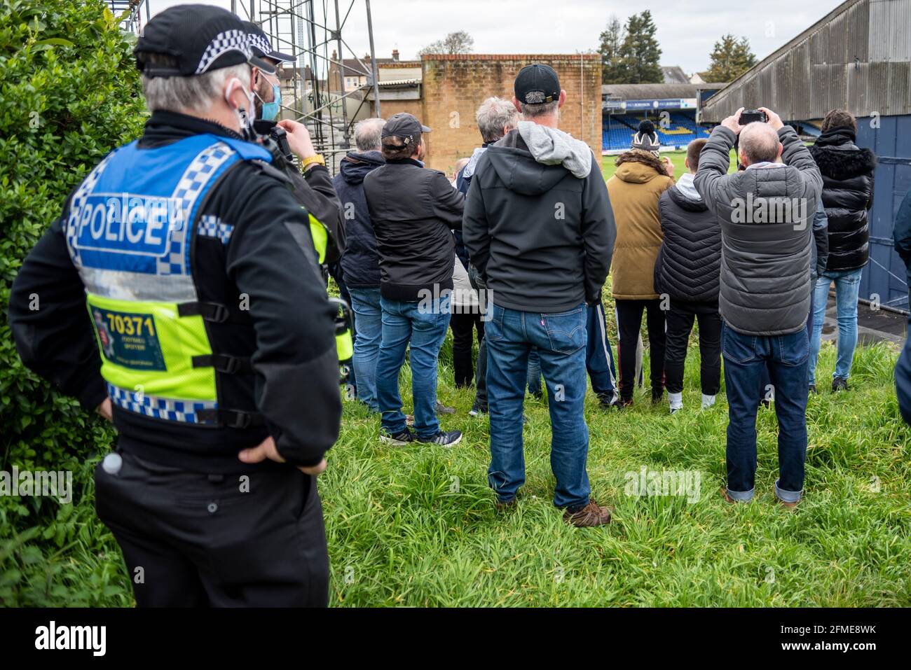 Football covid 19 officer hi-res stock photography and images - Alamy