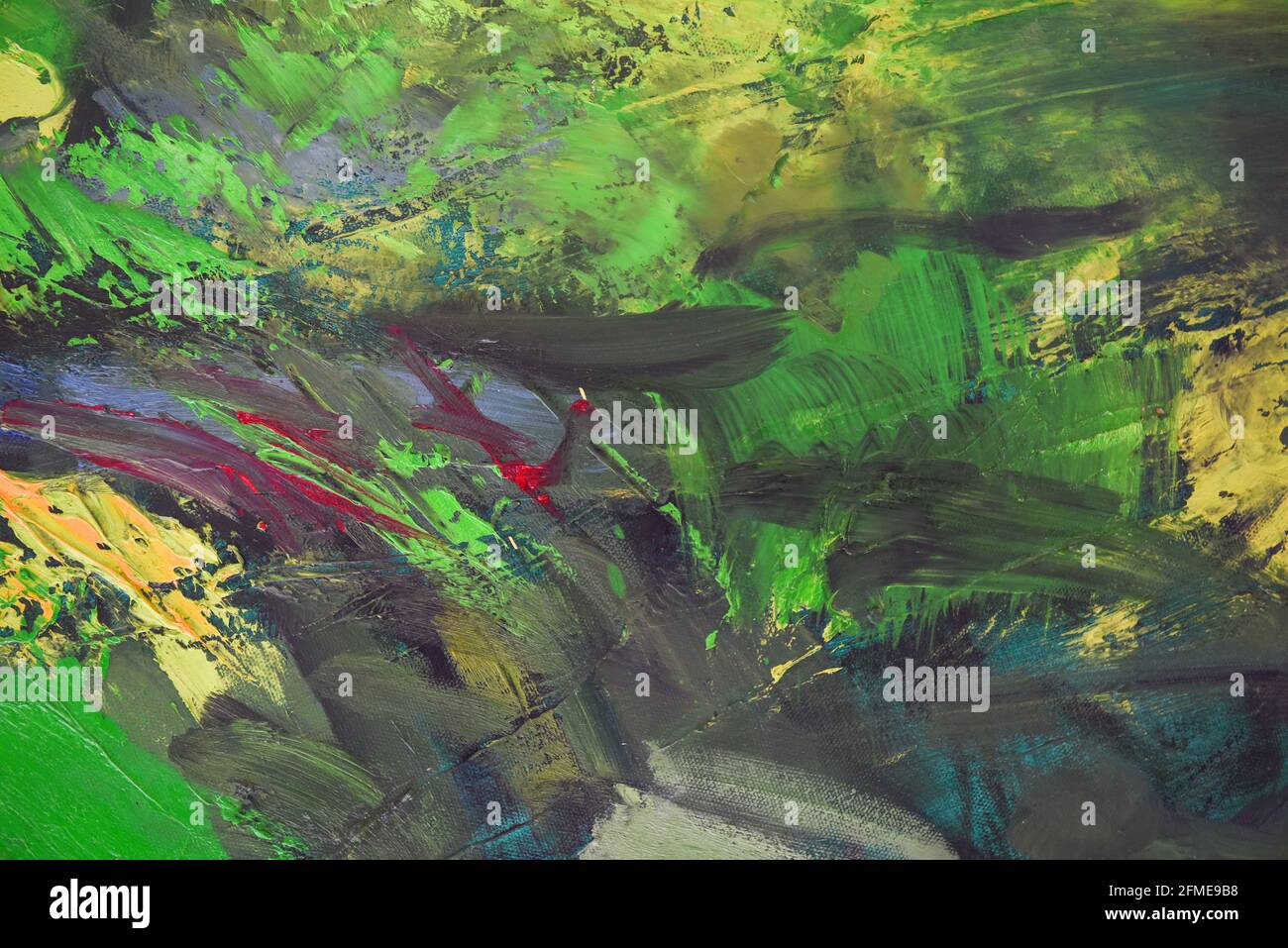 Painting canvas close up texture background with colors vivid colorful ...