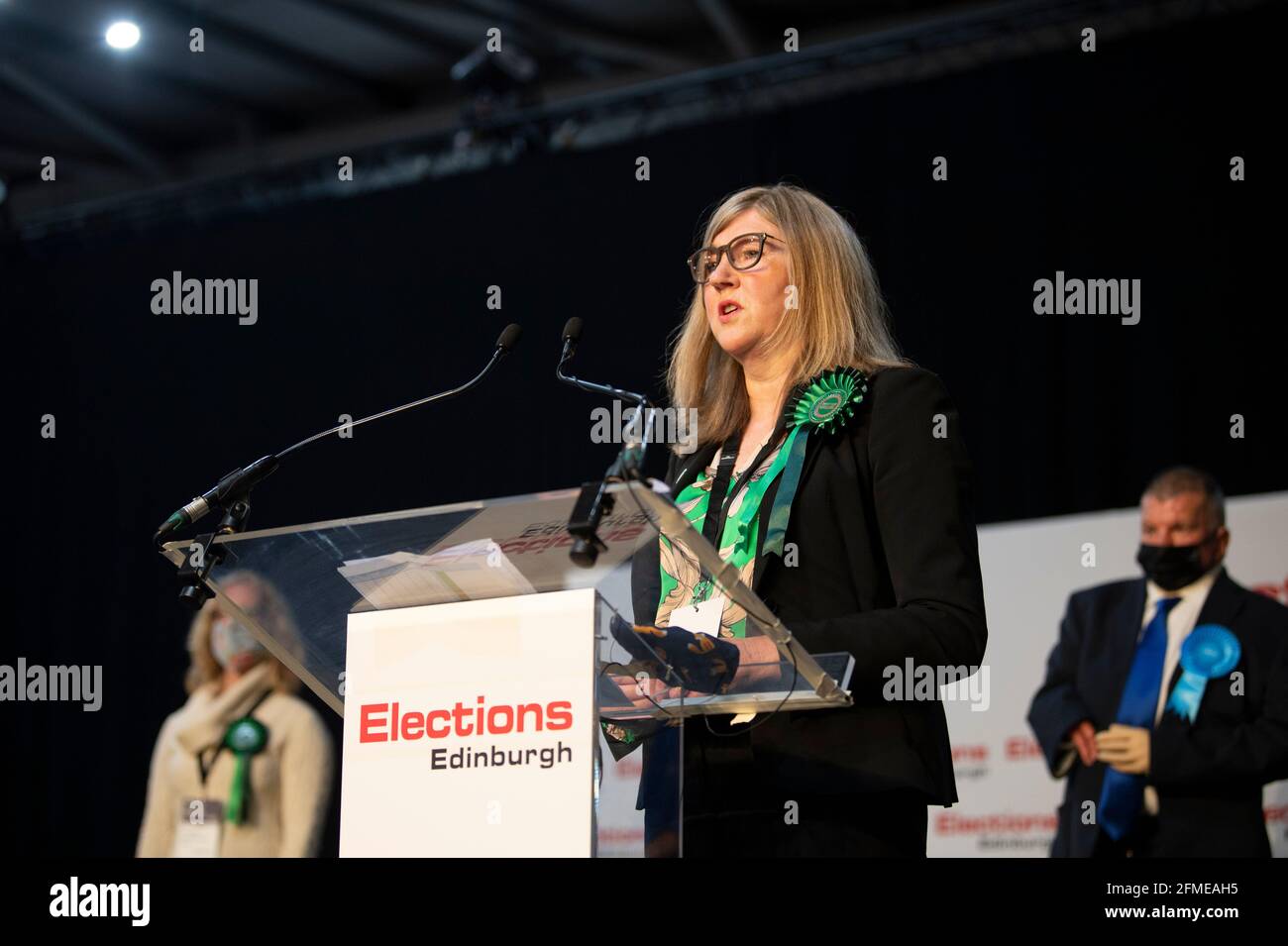 List candidate Green Party winner Alison Johnstone in the Scottish ...