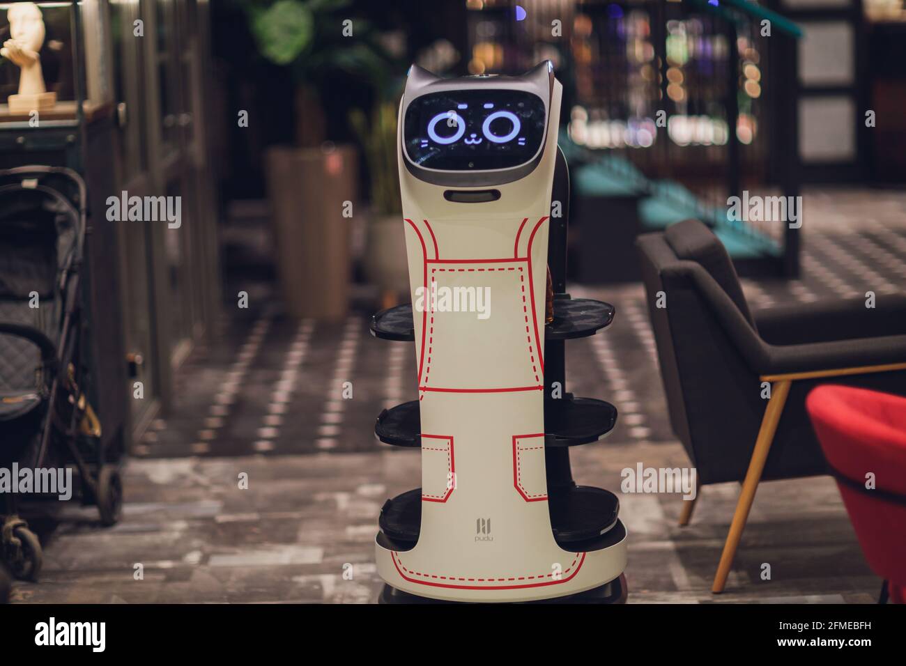 Robot waitress hi-res stock photography and images - Alamy