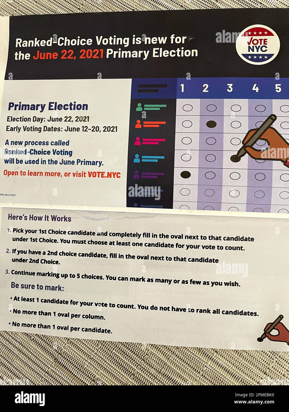 Information on Early Voting, Primary and General Elections, NYC, USA ...