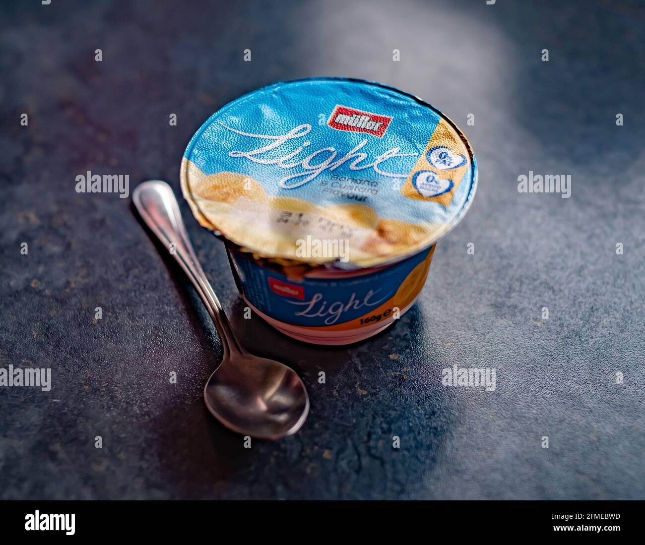 Muller light yogurt hi-res stock photography and images - Alamy
