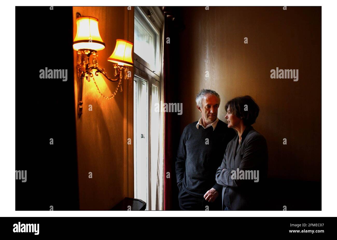 Jonathan Pryce and Kate Fahy photographed in the Apollo Theatre in ...