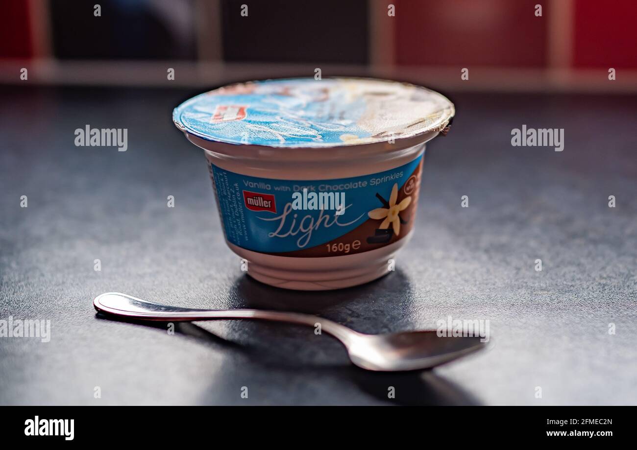 Muller light yogurt hi-res stock photography and images - Alamy